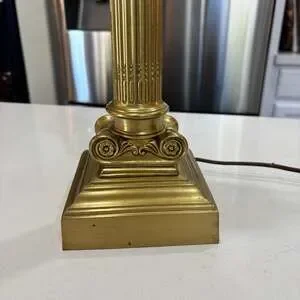 Unbranded | Accents | Vintage Neoclassical Brass Corinthian Column ...